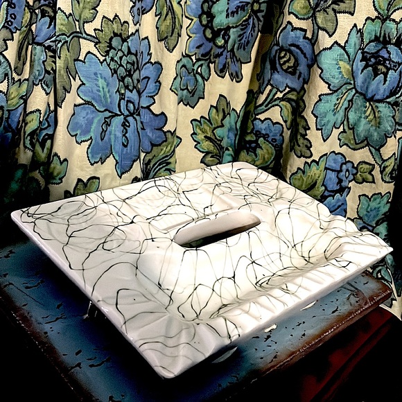 Other | Rare Vintage Atomic Mid Century Modern Smoking Stand Ceramic ...